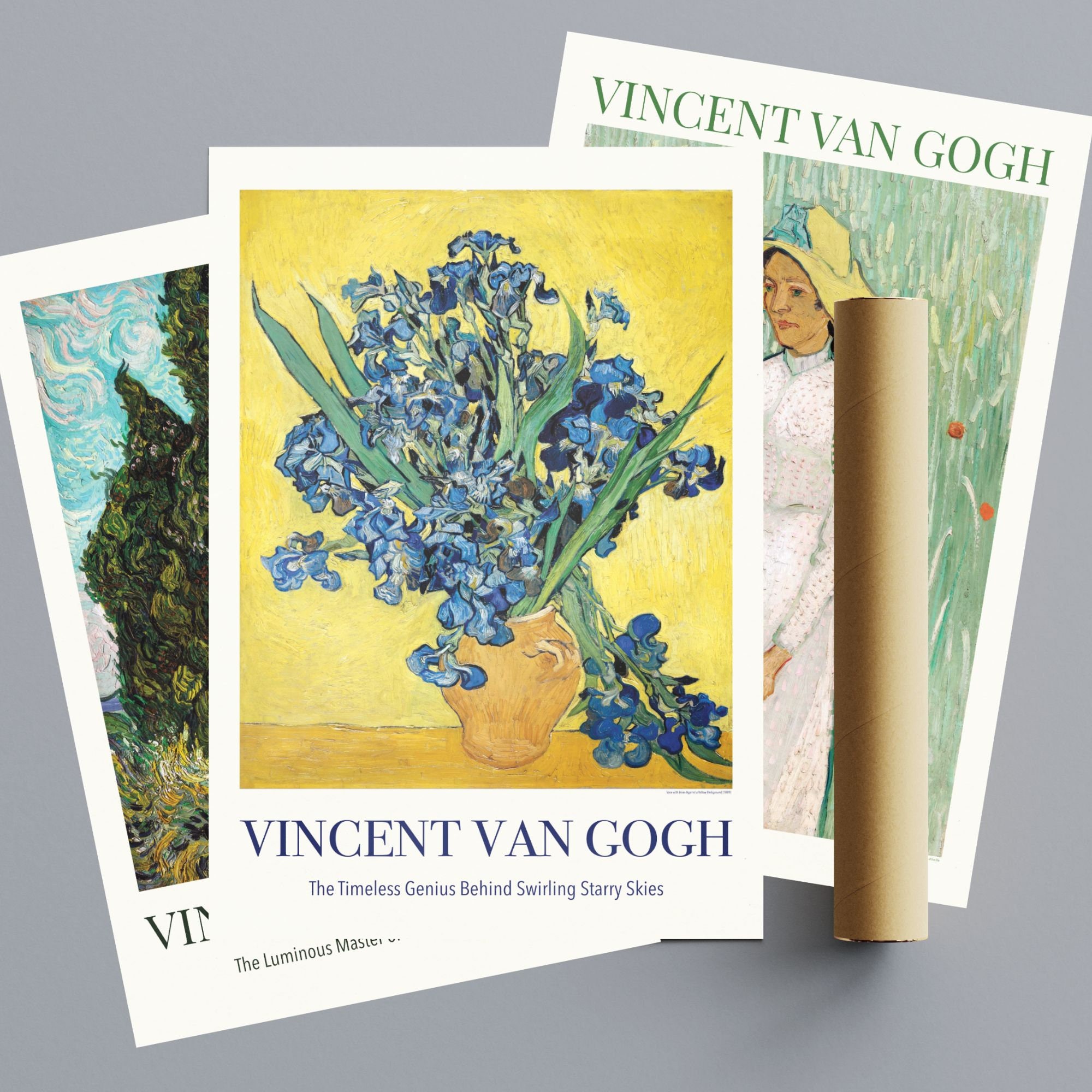Vincent Van Gogh Post-impressionist Set: 3 Masterpiece Prints - Etsy