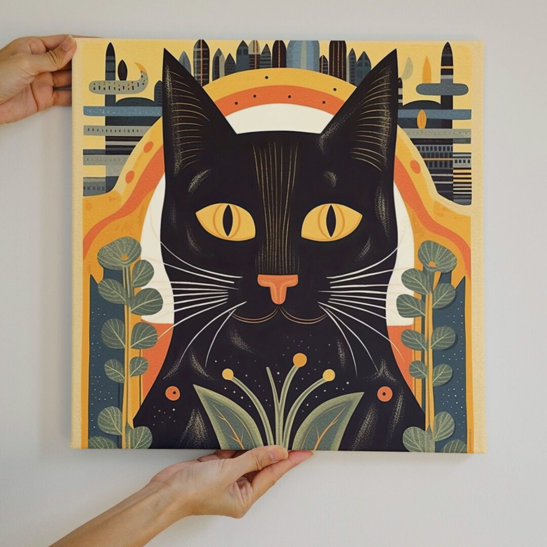 Meet Milo the Cat: the Perfect Wall Art Print for Cat Lovers and a ...