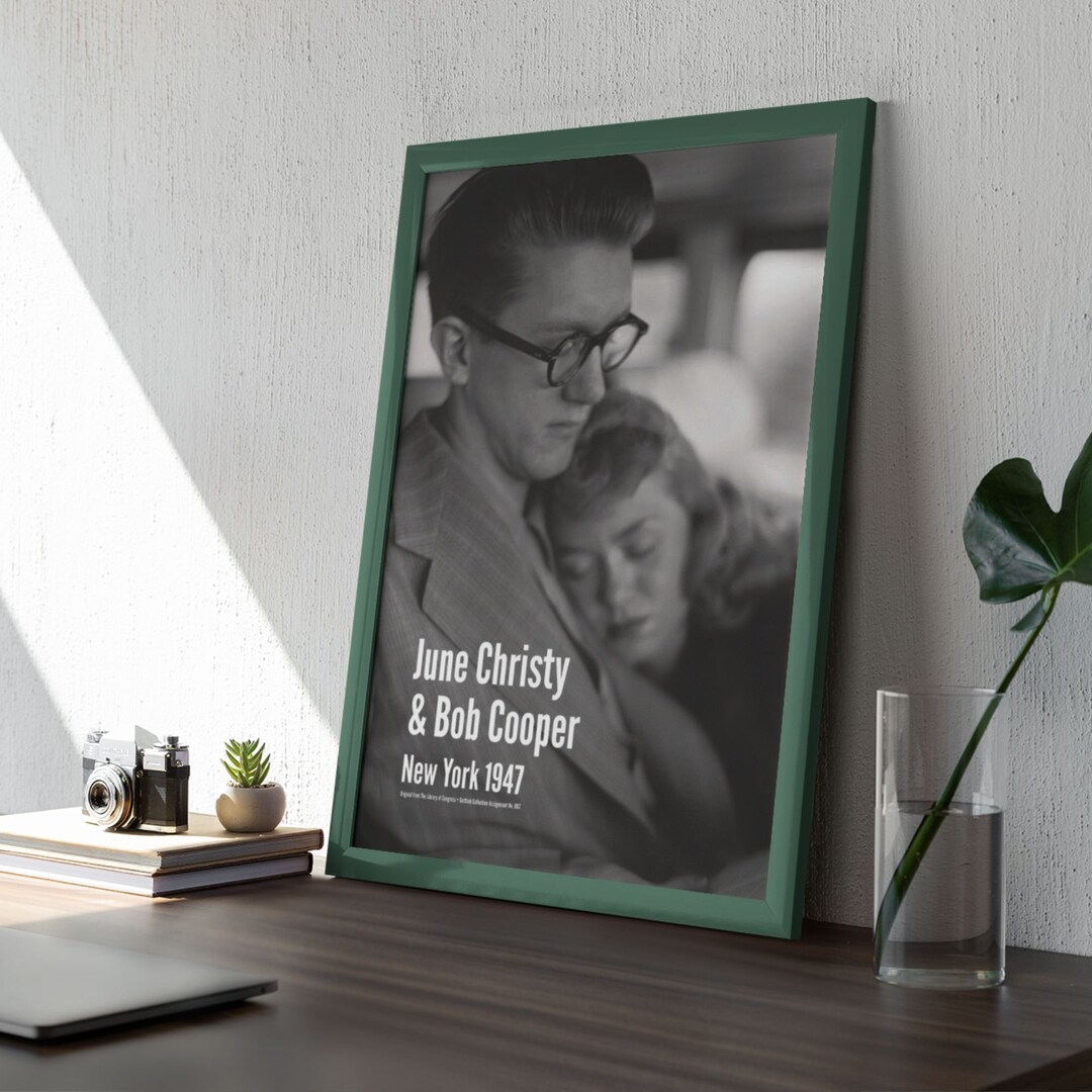 June Christy & Bob Cooper Poster Jazz Poster: A Unique Music Gift ...