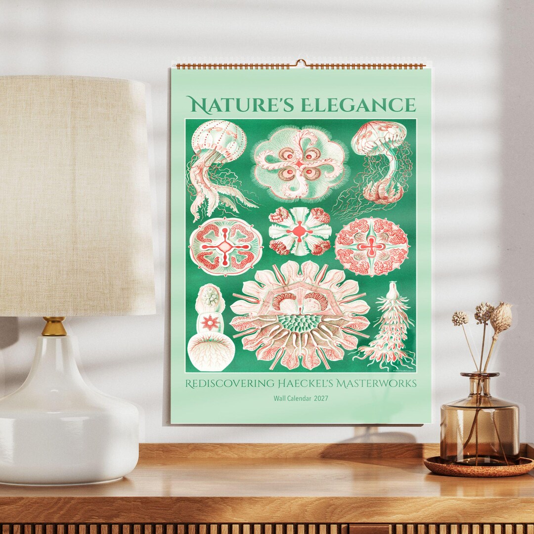 Ernst Haeckel Wall Calendar - Art Forms in Nature, Deep Sea Creatures ...