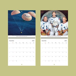 NASA Calendar – Apollo Astronaut, Space Exploration, American Flag Moon ...