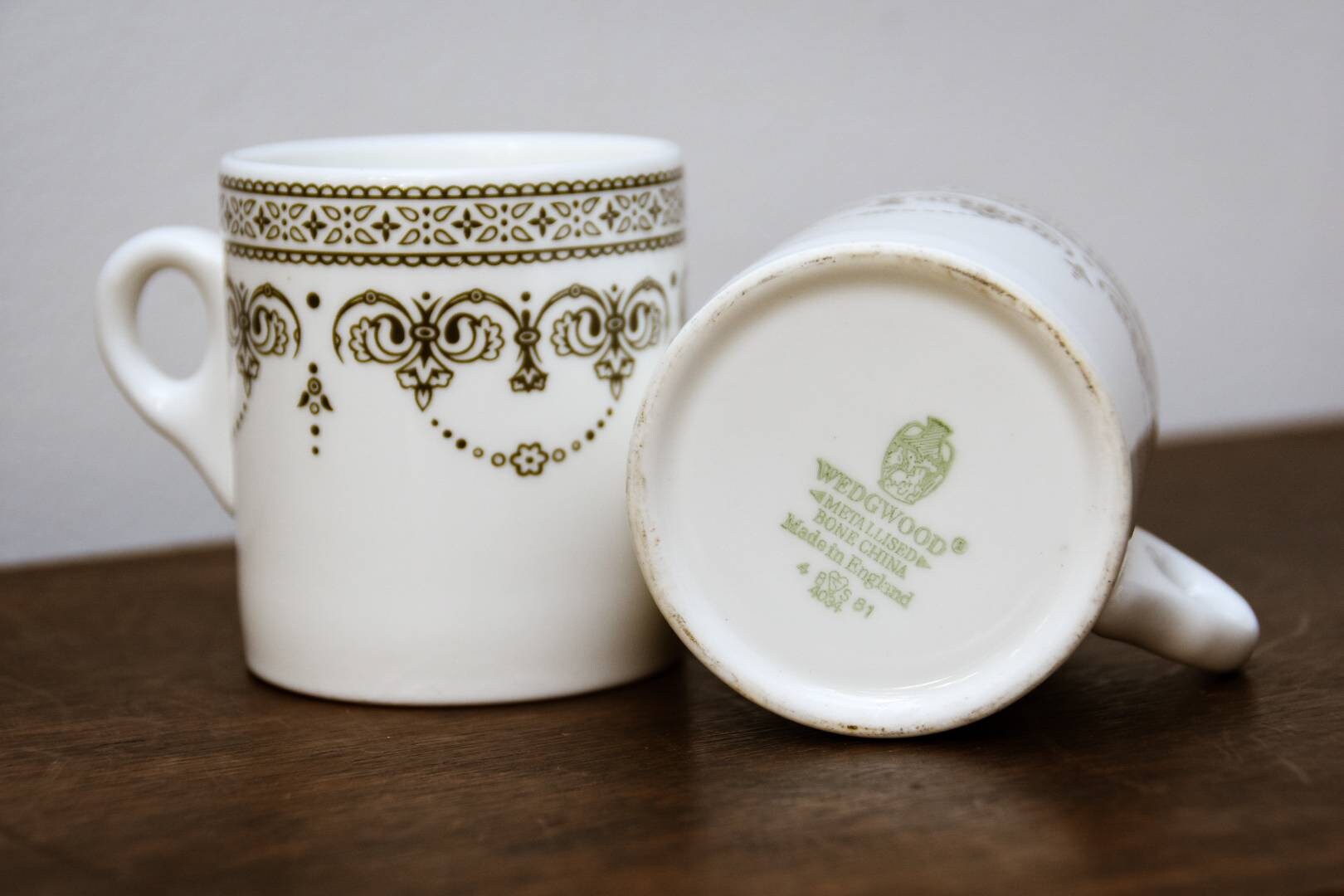 Wedgewood Demitasse Espresso Cups Set of Two Hotelware Afternoon Tea ...