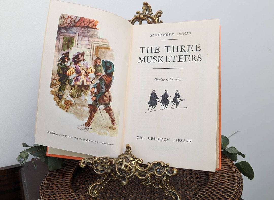 The Three Musketeers by Alexandre Dumas Vintage 1950s Edition Published ...