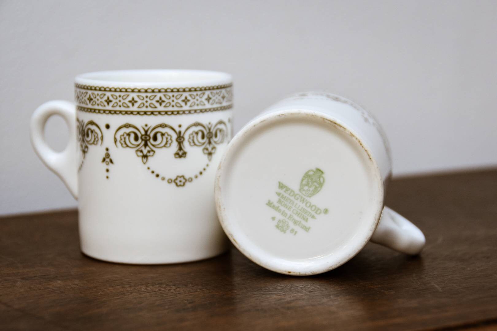 Wedgewood Demitasse Espresso Cups Set of Two Hotelware - Etsy