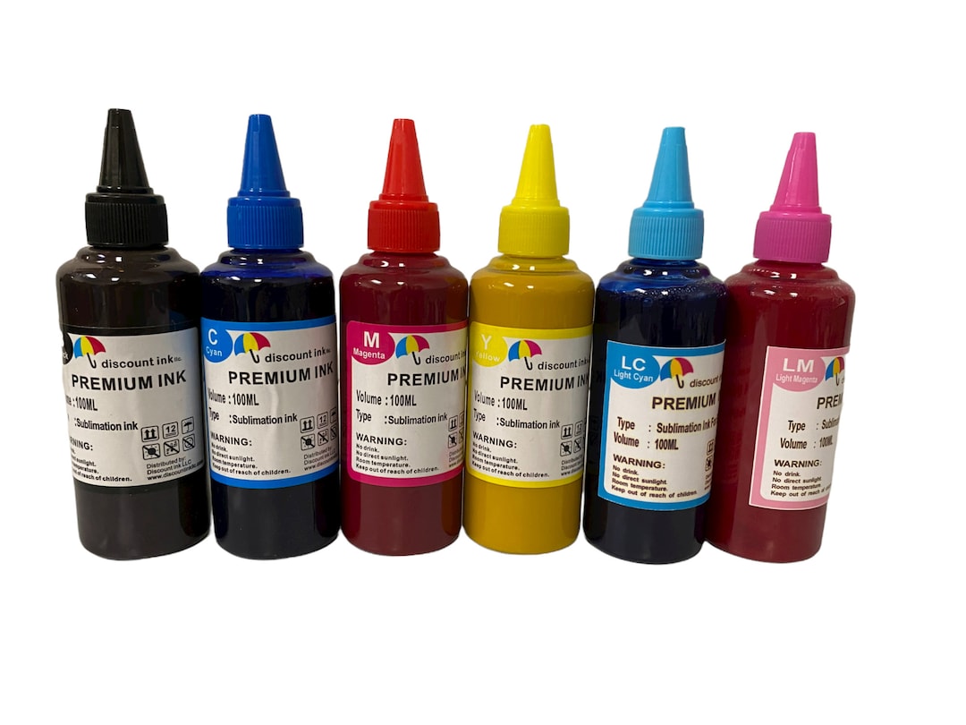 600ml 1250ml Sublimation Dye Ink for All Printers Epson Work Force ...