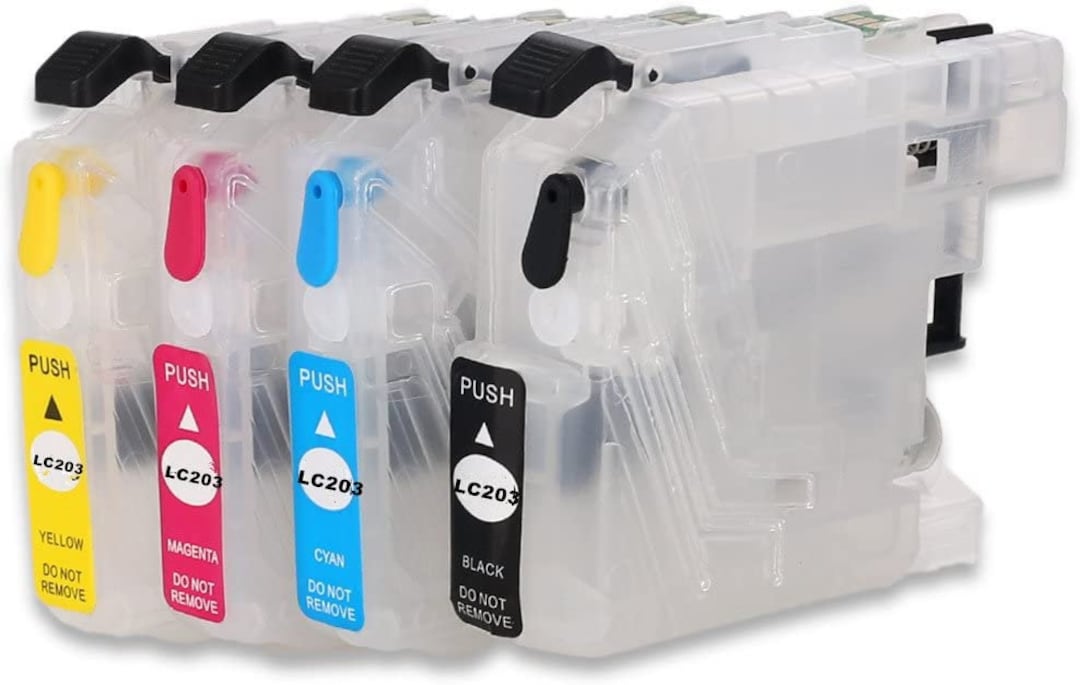 Empty Cartridges Dye Sublimation Pigment Ink Conversion Kit for Brother ...