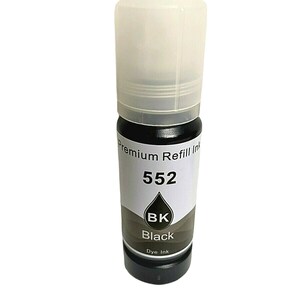 Refill Ink Bottles Replacements for Epson 552 Ink Bottles T552 Black ...