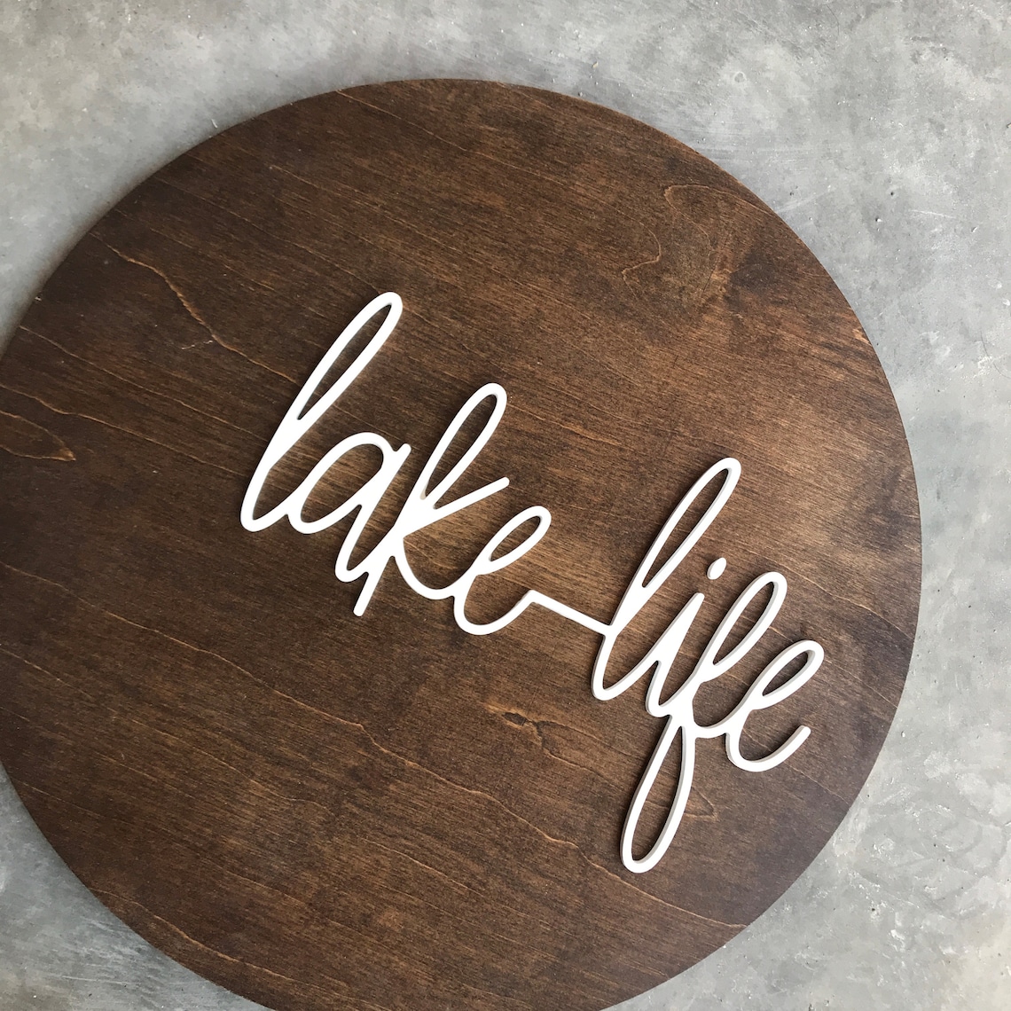 24 Lake Life Sign, Life is Better at the Lake Sign, Stained Wood Lake ...