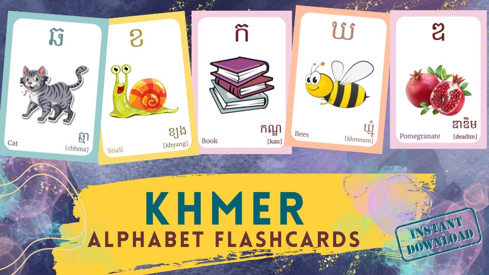 Khmer Alphabet Translation