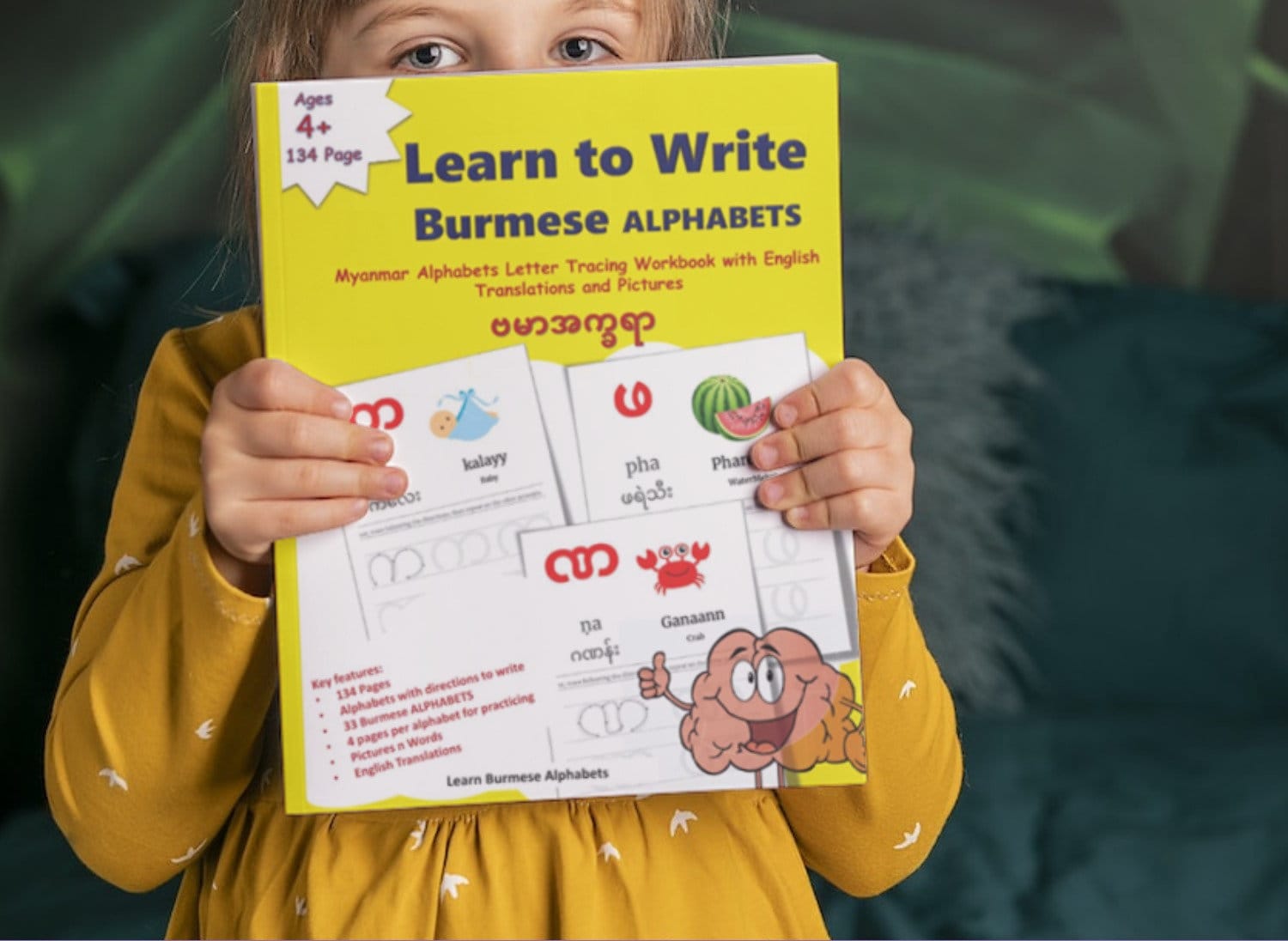 BURMESE Children's Book BURMESE Alphabet Picture Book, Learn to Write ...