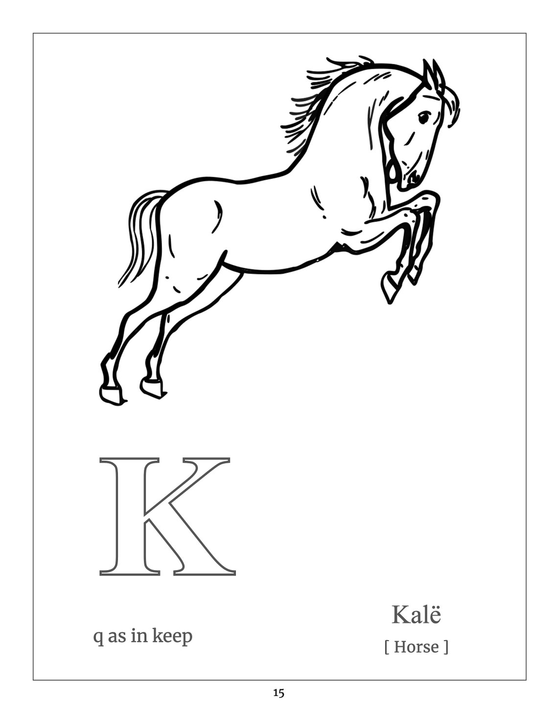 Albanian Alphabet Coloring Pages (36 Pages), Printable Albanian ...