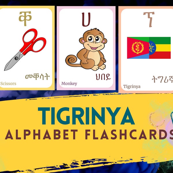 Tigrinya Alphabet - Etsy