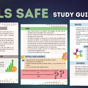 NMLS SAFE Mortgage Loan Officer Exam Study Guide MLO, Loan Officer ...