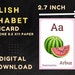 POLISH Alphabet FLASHCARD With Picture, Learning Polish, Polish Letter ...