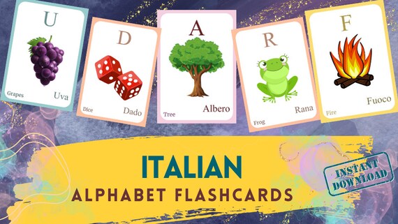 Italian Language Alphabets