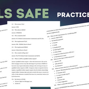 225+ Practice Q&A for NMLS SAFE Mortgage Loan Officer Exam | Practice ...