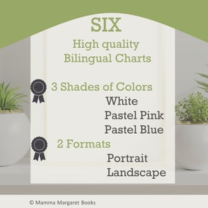 HMONG Alphabet CHART With Words and English Translations Printable Art ...