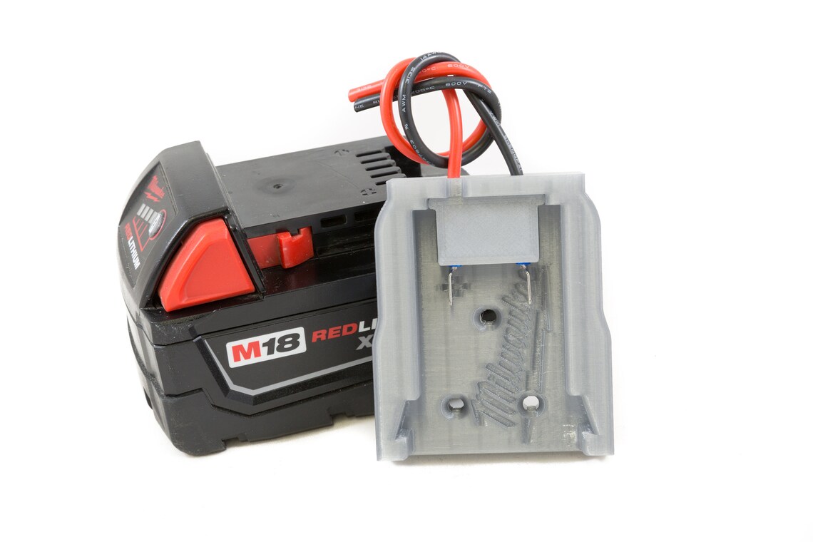 Milwaukee M18 Battery Adapter Power Dock With 14 AWG Soft - Etsy