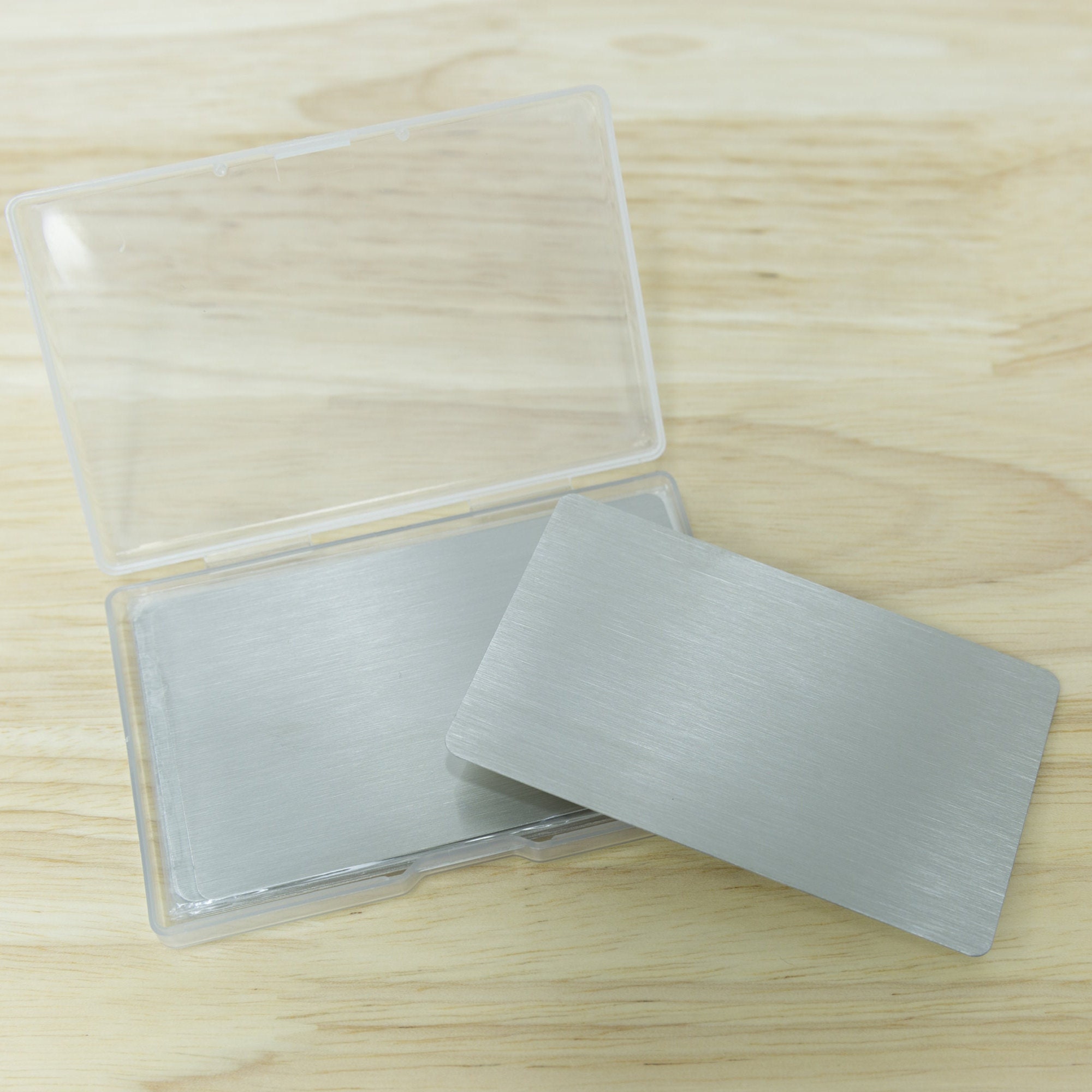 10 PCS Brushed 304 Stainless Steel Blank Plate Thick 0.5mm Metal ...