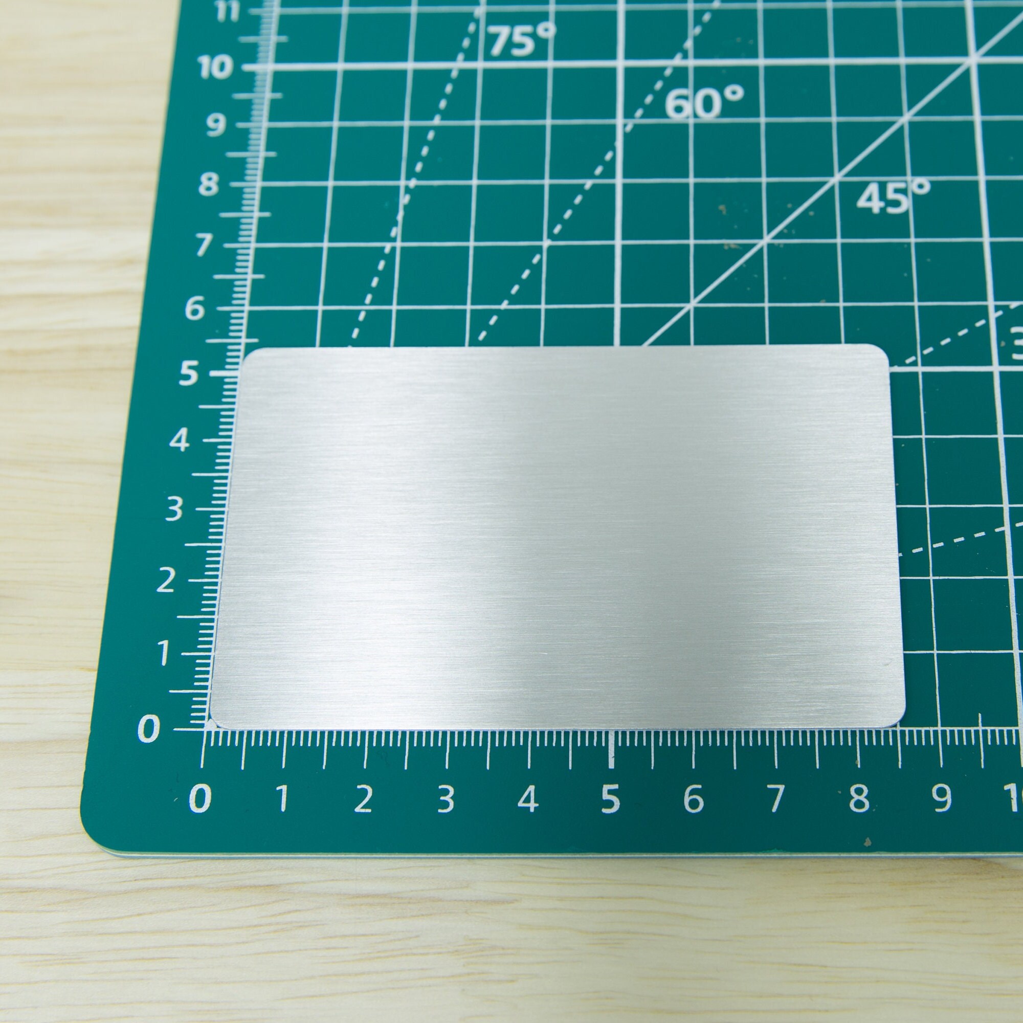 10 PCS Brushed 304 Stainless Steel Blank Plate Thick 0.5mm Metal ...