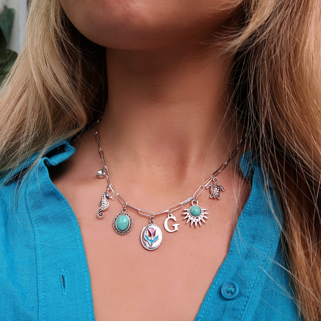 Build Your Own Custom Charm Necklace, Personalised Gifts, Vintage Charm ...