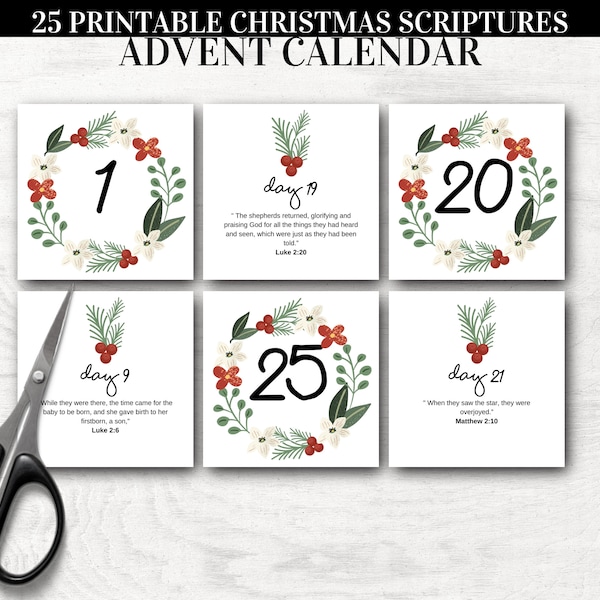 Christmas Scripture - Etsy