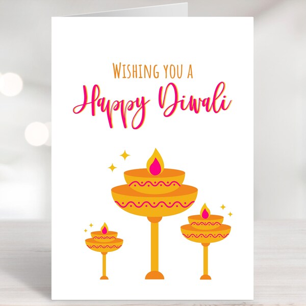 Diwali Card - Etsy