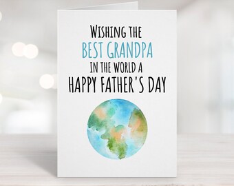Printable Father's Day Card for Grandpa, Grandfather Card, Classic Car ...
