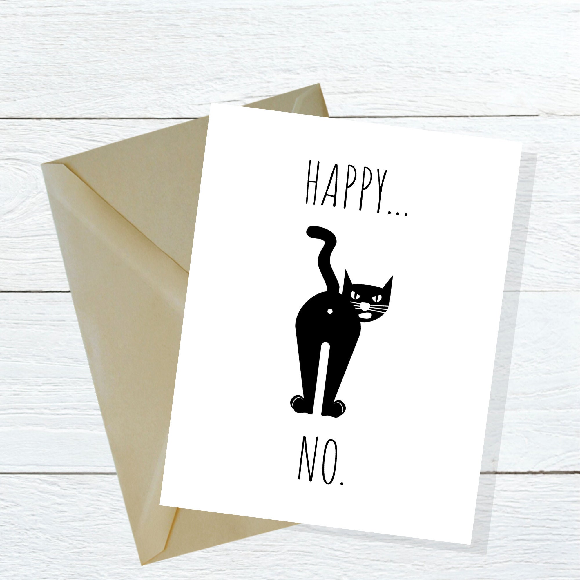 Printable Cat Birthday Card Printable Cat Lovers Card | Etsy