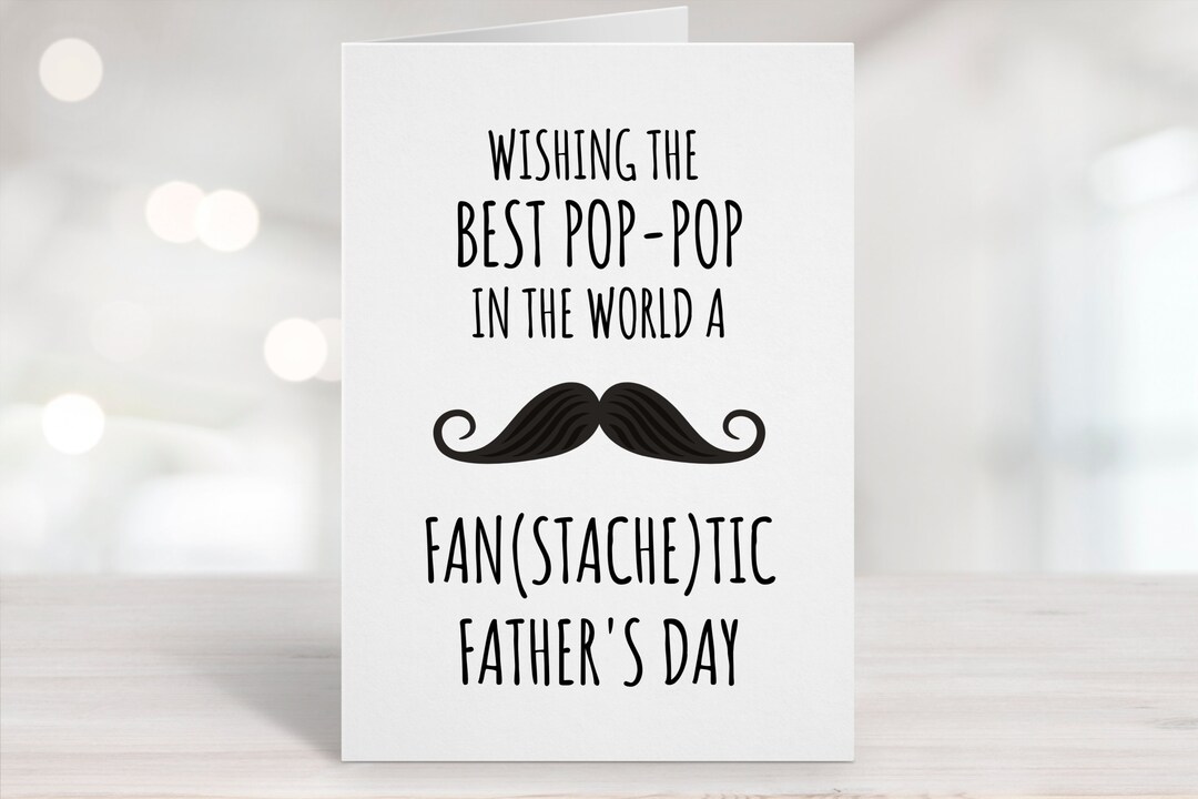 Printable Father's Day Card, Printable Pop Pop Card, Printable Pop-pop ...