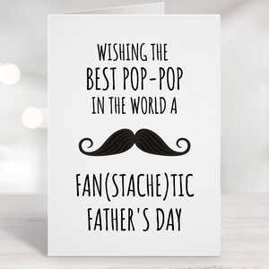 Printable Father's Day Card, Printable Pop Pop Card, Printable Pop-pop ...