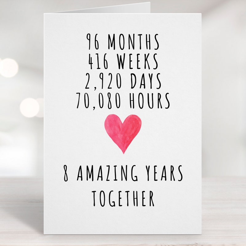 8 Year Anniversary - Etsy