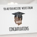 Printable Graduation Card, Black Graduation Card, Black Grad Card ...