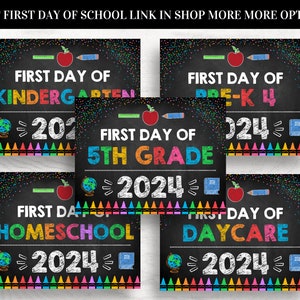 Printable First Day of 2nd Grade Sign 2024, Back to School Poster ...
