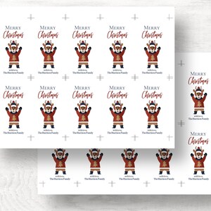 Printable Christmas Tag Reindeer Gift Tag Editable Christmas - Etsy