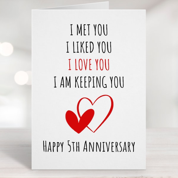 5 Years Together - Etsy