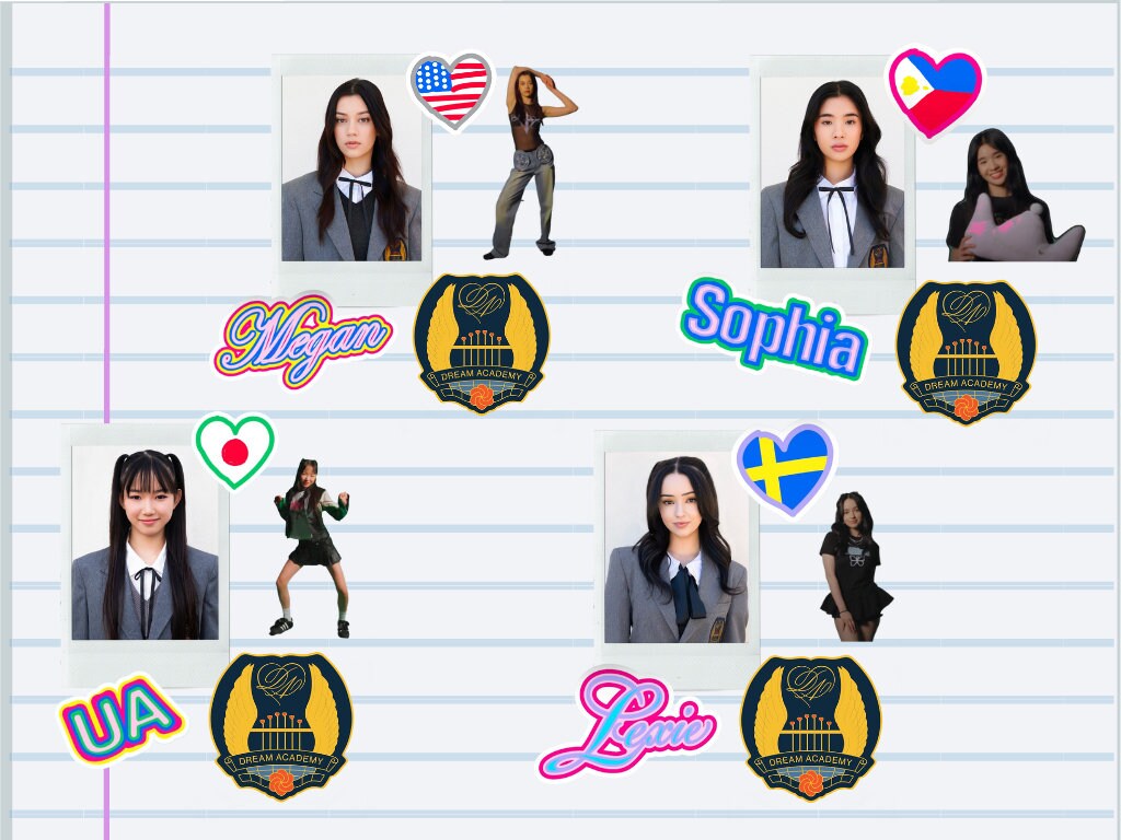 KATSEYE Pop Star Academy Dream Academy Crest Clear Acrylic Pin ...