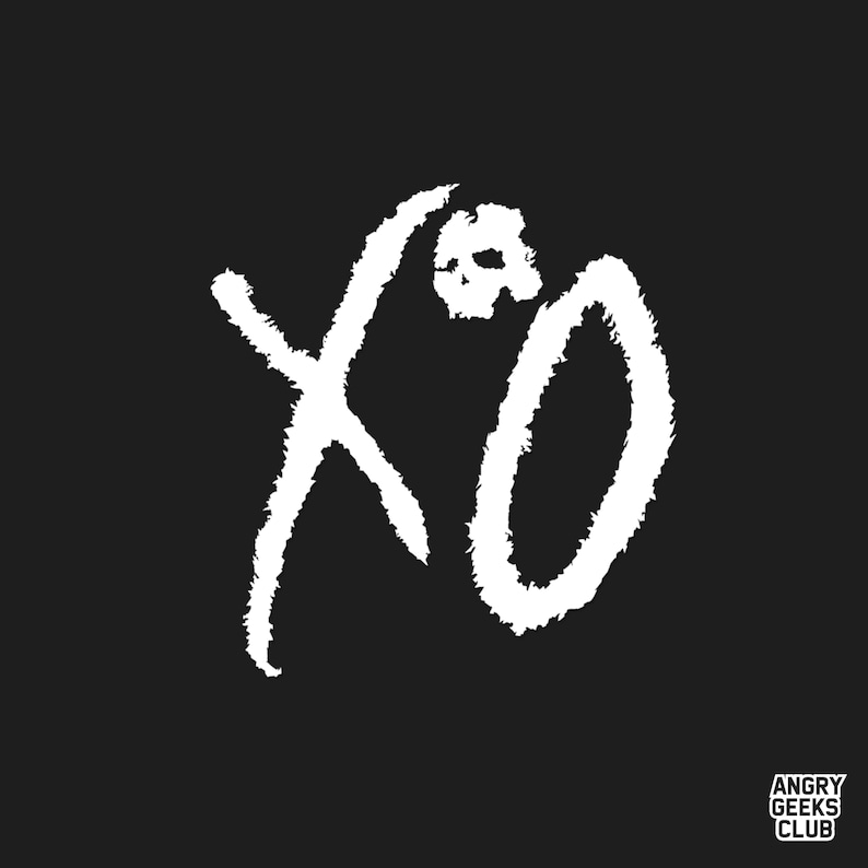 XO With Skull the Weeknd Vinyl Decal Sticker Music Pop Culture Geek Art ...