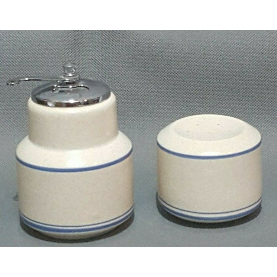 Vtg Lenox TEMPER-WARE Blue Skies Salt Shaker and Pepper Grinder - Etsy