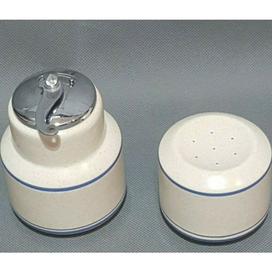 Vtg Lenox TEMPER-WARE Blue Skies Salt Shaker and Pepper Grinder - Etsy