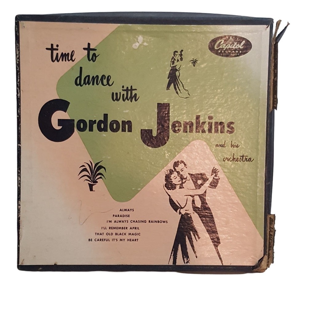 Vintage 1951 Time to Dance With Gordon Jenkins 45 Record Set - Etsy