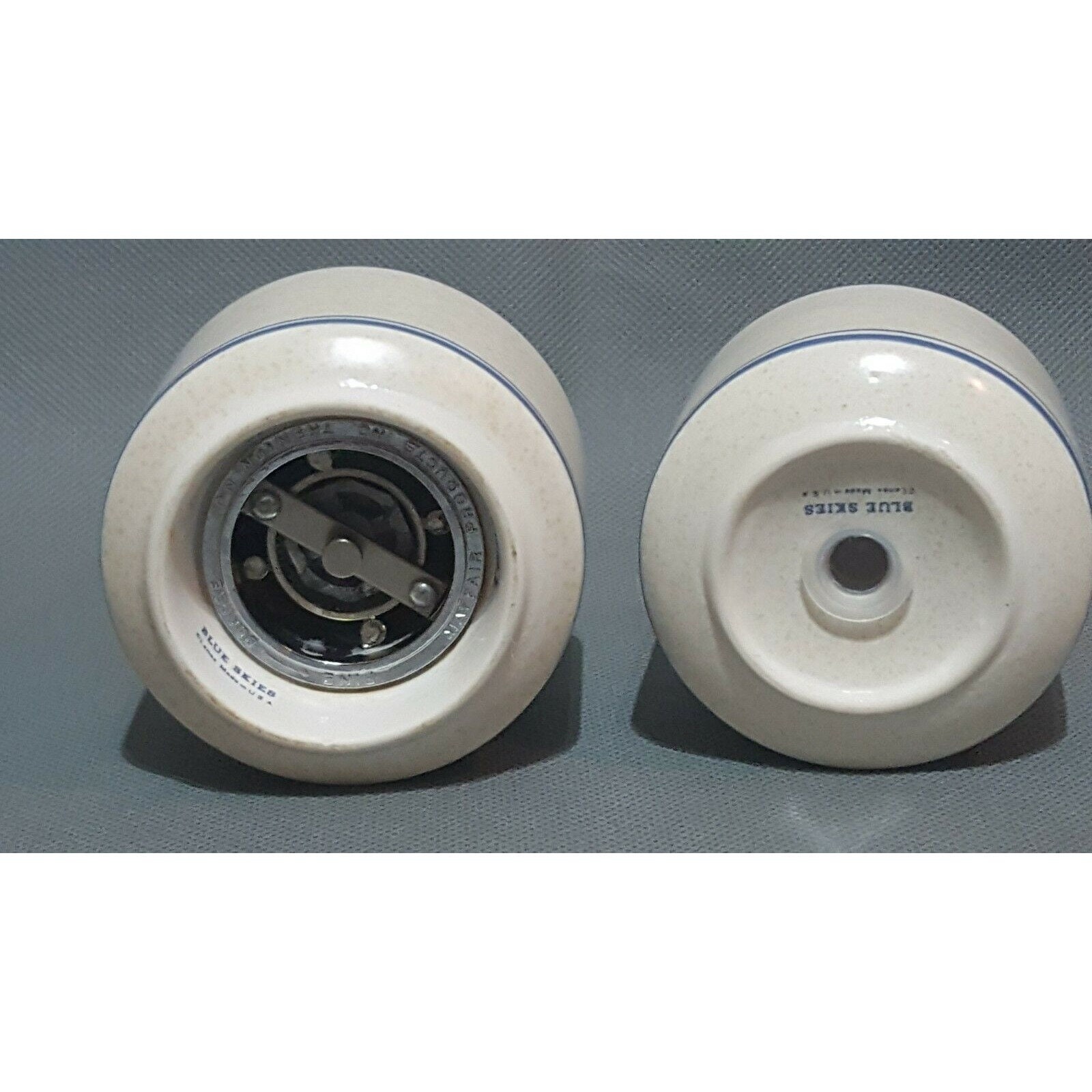 Vtg Lenox TEMPER-WARE Blue Skies Salt Shaker and Pepper Grinder - Etsy