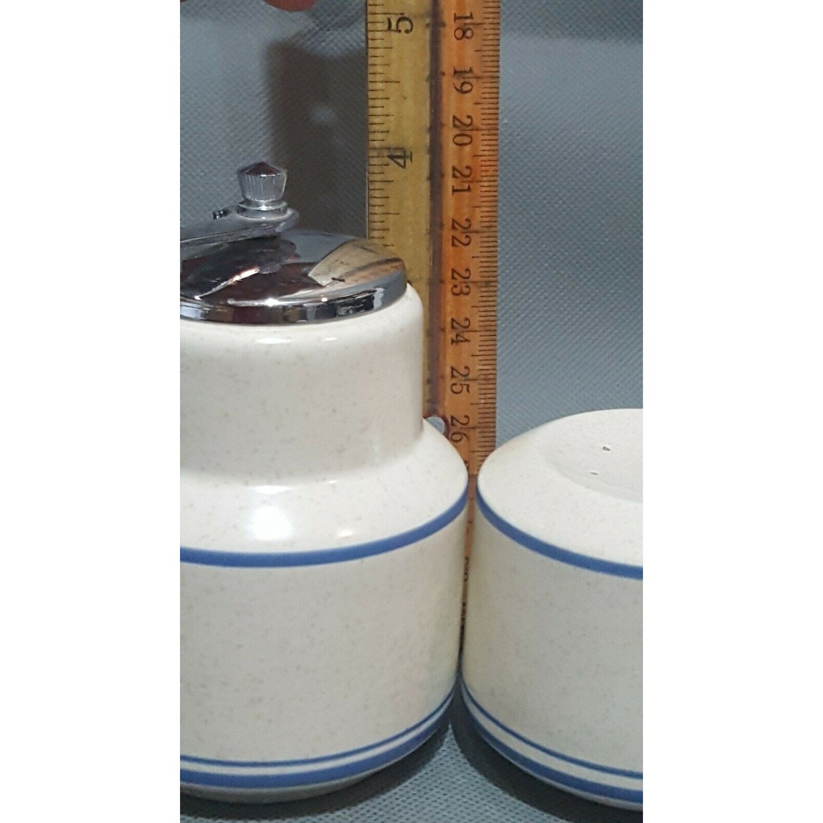 Vtg Lenox TEMPER-WARE Blue Skies Salt Shaker and Pepper Grinder - Etsy