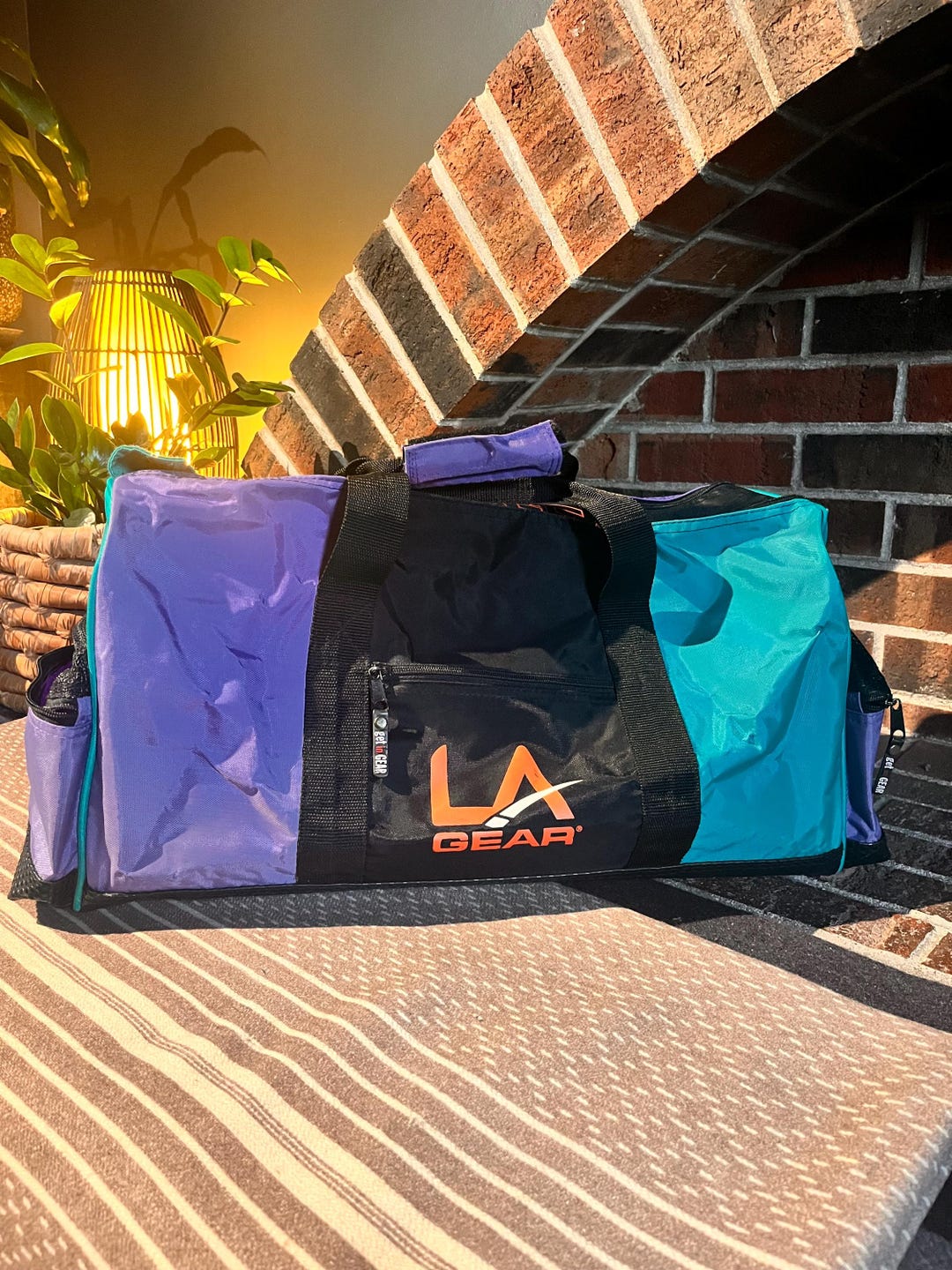 Vintage LA Gear Gym Bag, 1990s Multicolor Duffel Bag - Etsy