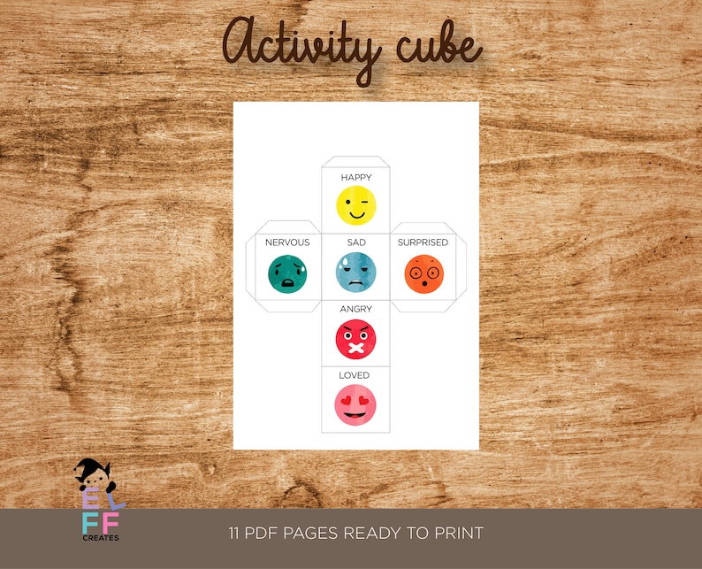 Emotions Activity for Kids Boy and Girl Printable Toddler Feeling Chart ...