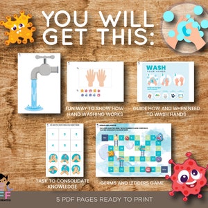 HAND WASHING Activity - How to Wash Your Hands Properly - Preschool ...