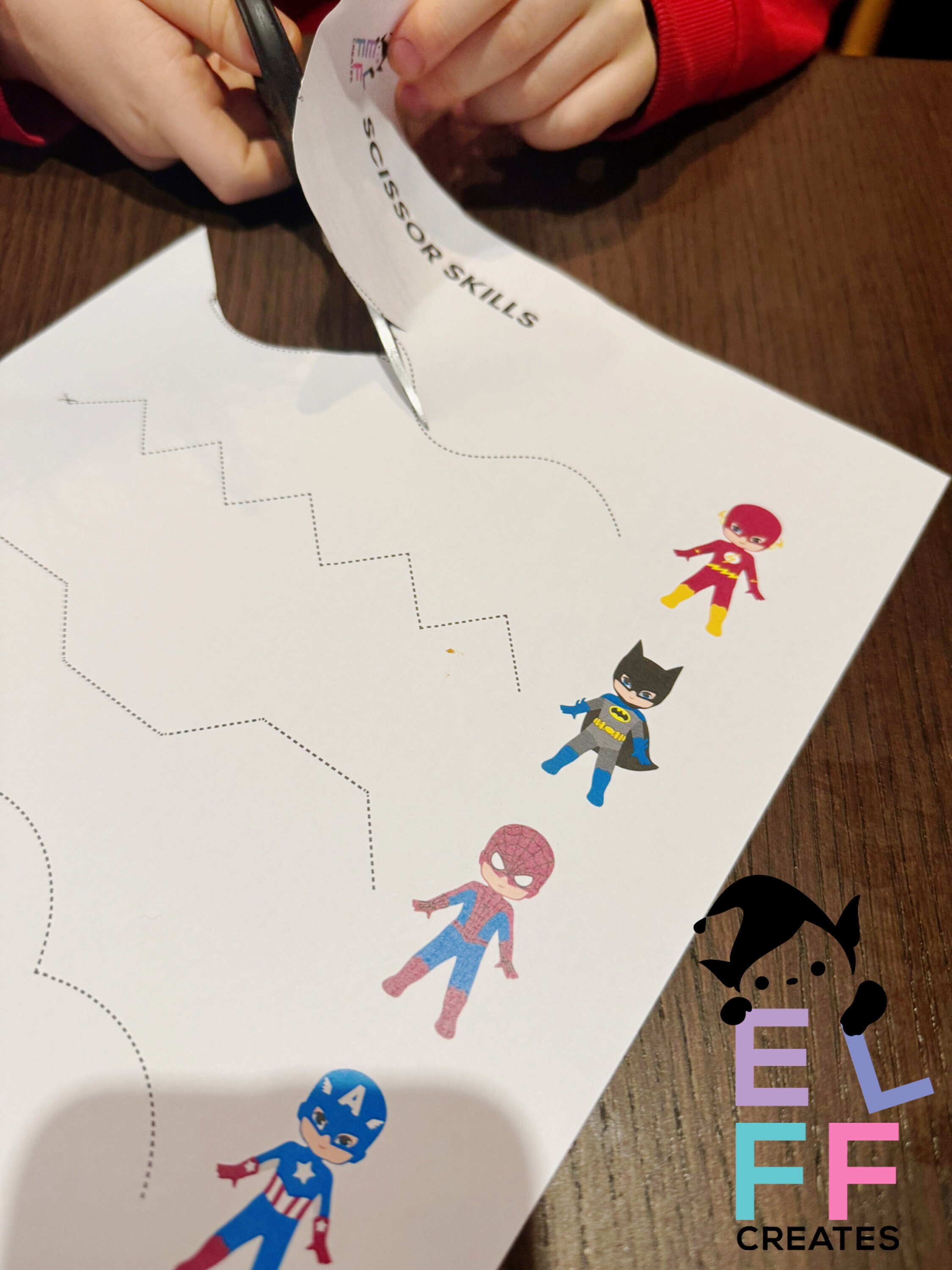 Printable Superheroes Worksheets homeschool Montessori Materials ...