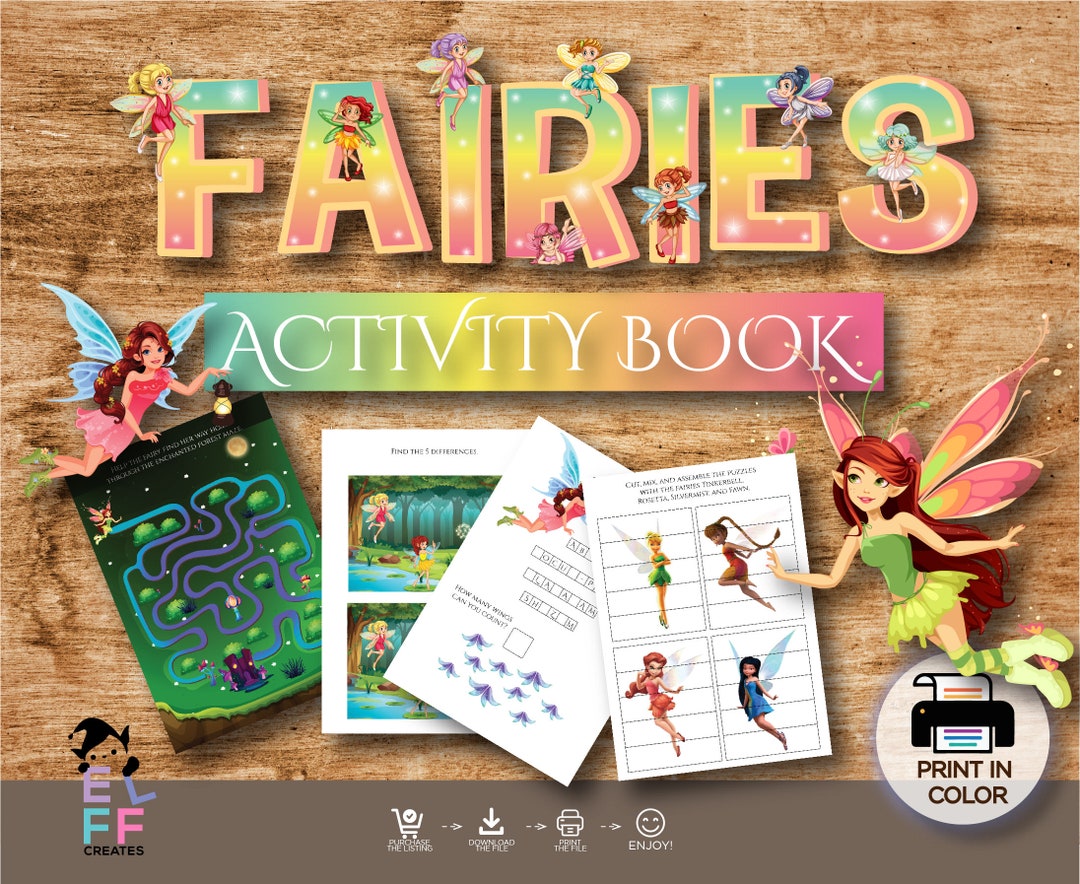 Printable Fairy Worksheets - Homeschool Montessori Materials ...