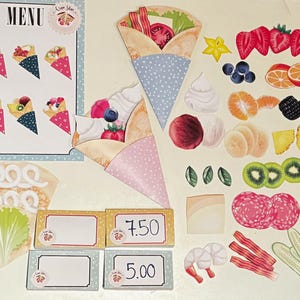 Printable Crepes Set for Kids - Paper Craft Activity - Toddler ...