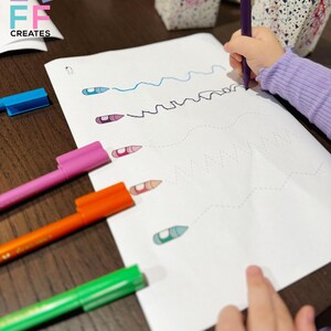 Tracing & Coloring Activities for 3 Year Old's Homeschool Montessori ...